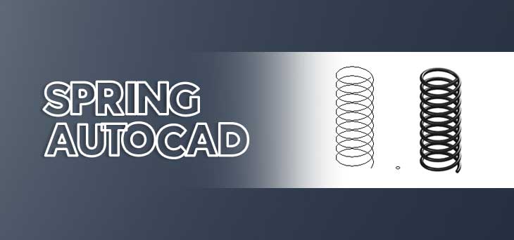 Cara Menggambar Spring 3D di AutoCAD