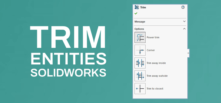 SolidWorks; Cara Menggunakan Trim Entities