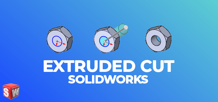 Solidworks, Perintah Extruded Cut